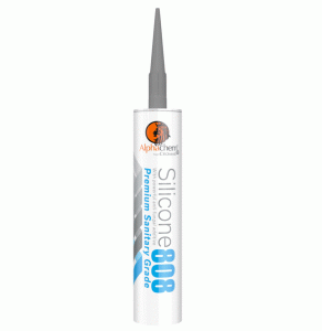 300ml Sanitary Silicone 808 Alphachem - Hardware Heaven