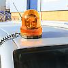 Auto Revolving Warning Light Yellow 68312C - Hardware Heaven