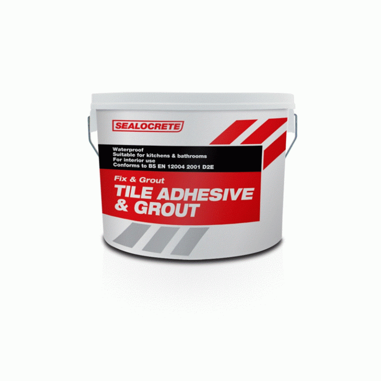 Sealocrete Fix & Grout Tile Adhesive and Grout White 1L - Hardware Heaven