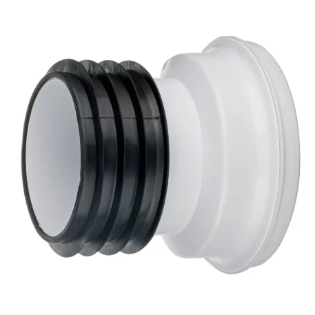 Make Straight WC Pan Connector 4" - Hardware Heaven