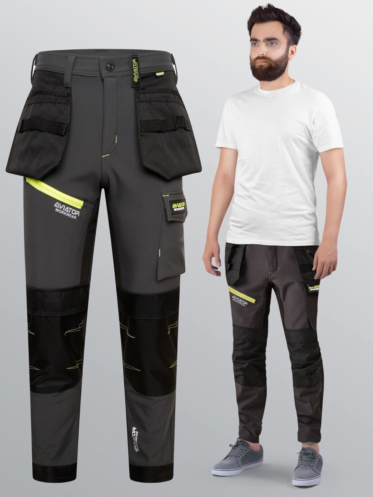 Impact Protection Soft Shell Trousers - Hardware Heaven